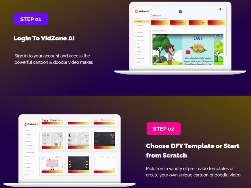 VidZone AI Review: Create Pro Cartoon Videos in Seconds